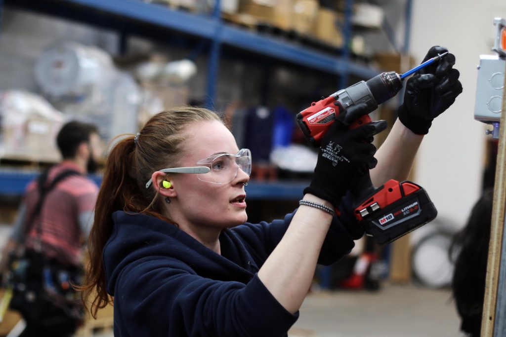 Electrician Alexandra reflects on opportunities provided through WATT program – CFBC